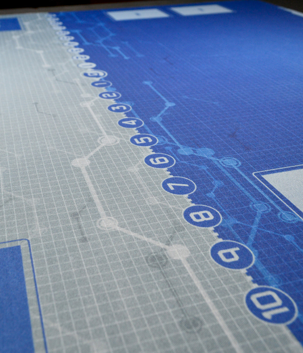 Digimon Network Blueprint – Two-Player Playmat with Zones – GameHead ...